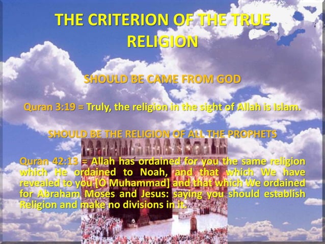 Attributes of Allah in the Quran and in the Bible | PPT