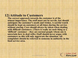 Attributes of a waiter | PPTX