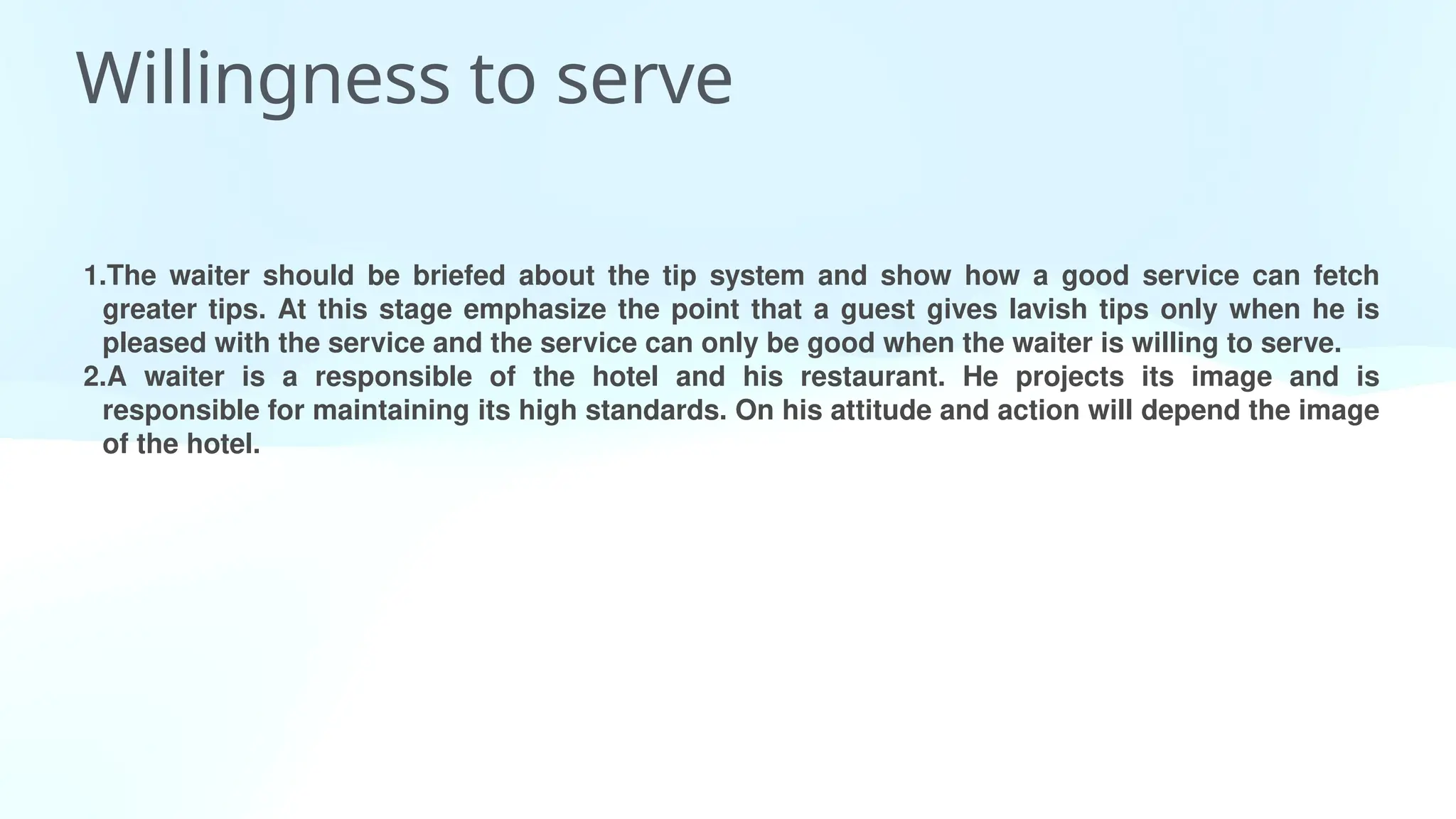 Food and Beverage Service - Attributes of a Waiter.pptx