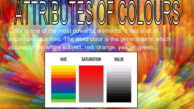 GROUP 06: ATTRIBUTES OF COLOUR: HUE, VALUE, SATURATION