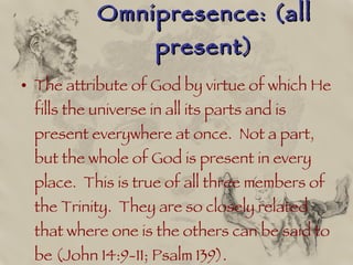Attributes Of God | PPT