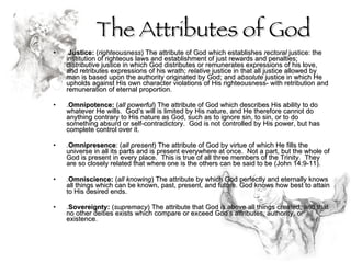 Attributes Of God | PPT