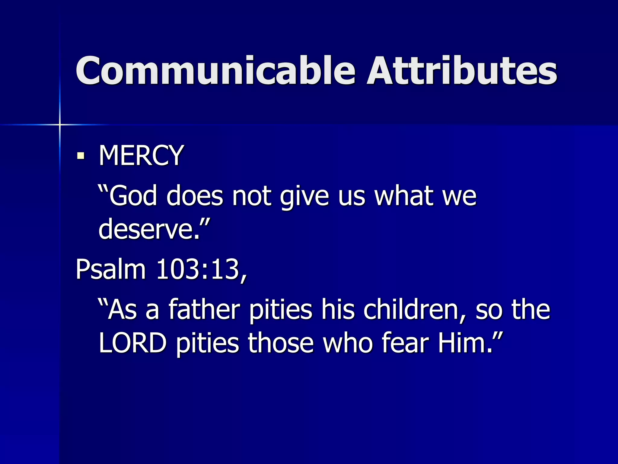 Attributes of God | PDF