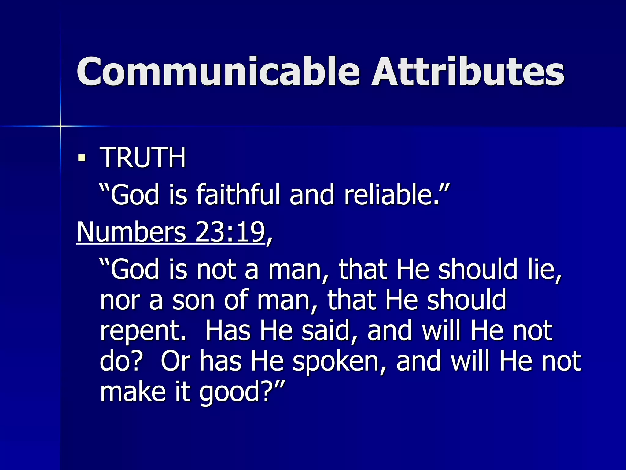 Attributes of God | PDF