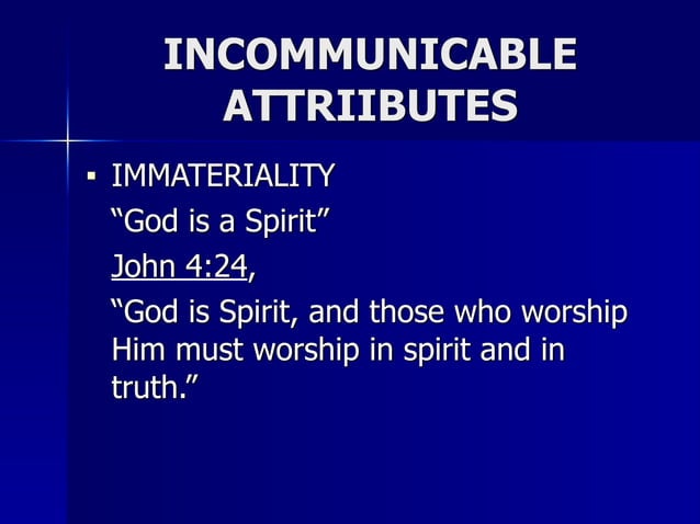 Attributes of God | PDF