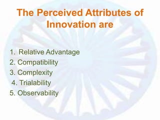 Attributes of innovaton | PPTX