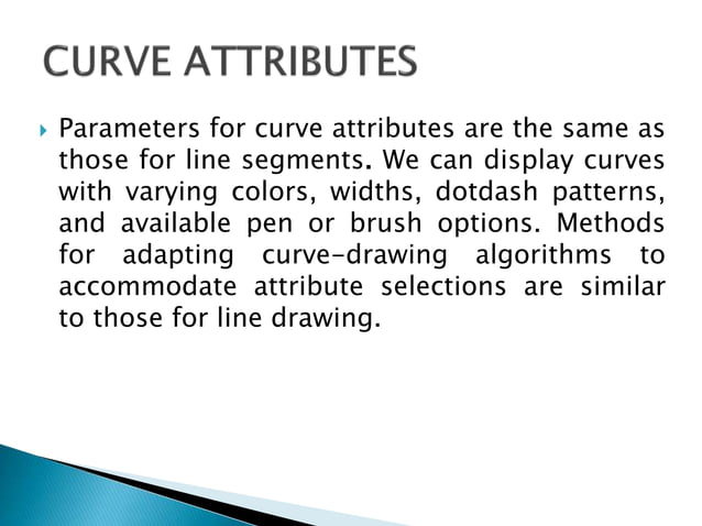 Attributes of Output Primitives | PPT Attributes of Output Primitives | PPT