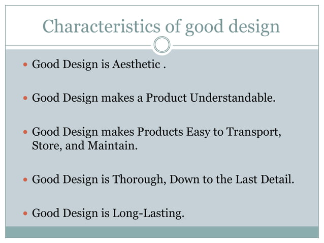 Attributes of product designs | PPT