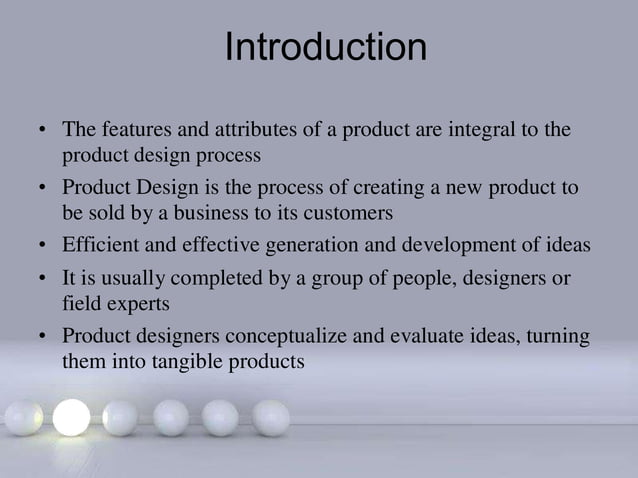 Attributes of product designs | PPT