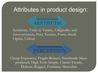 Attributes of product designs | PPT