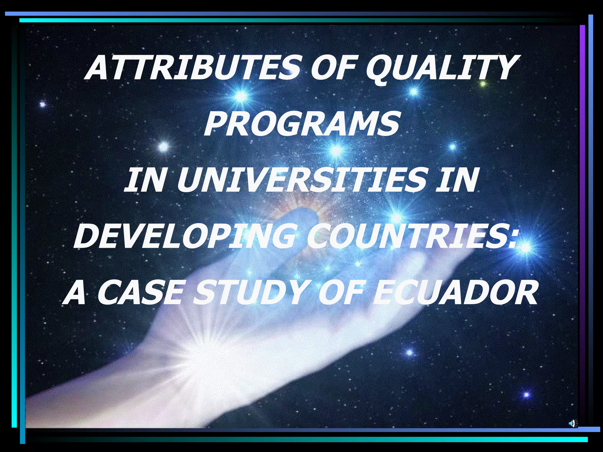 Attributes of quality programs | PPT