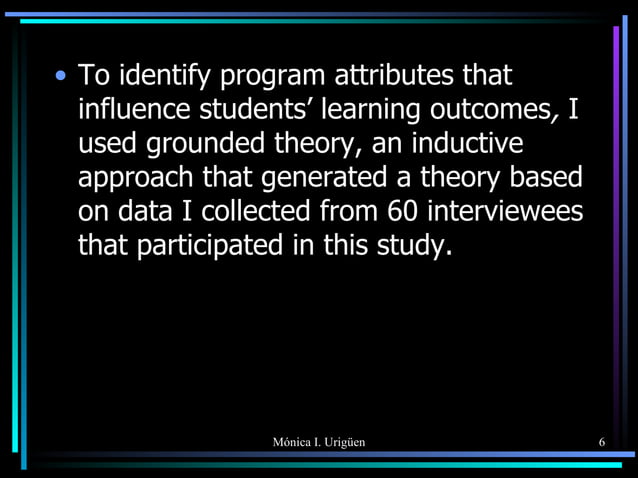 Attributes of quality programs | PPT