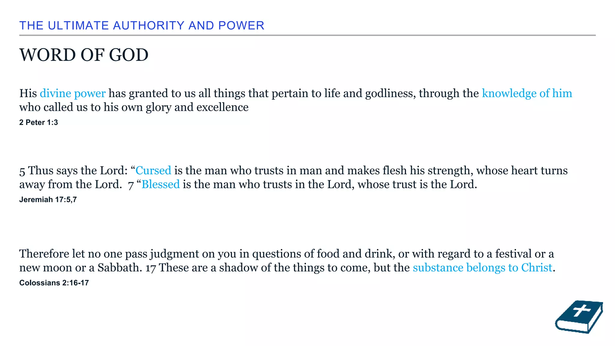 Attributes of the Word of God | PPTX