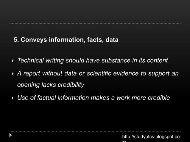 Attributes of Technical Writing | PPTX | Science