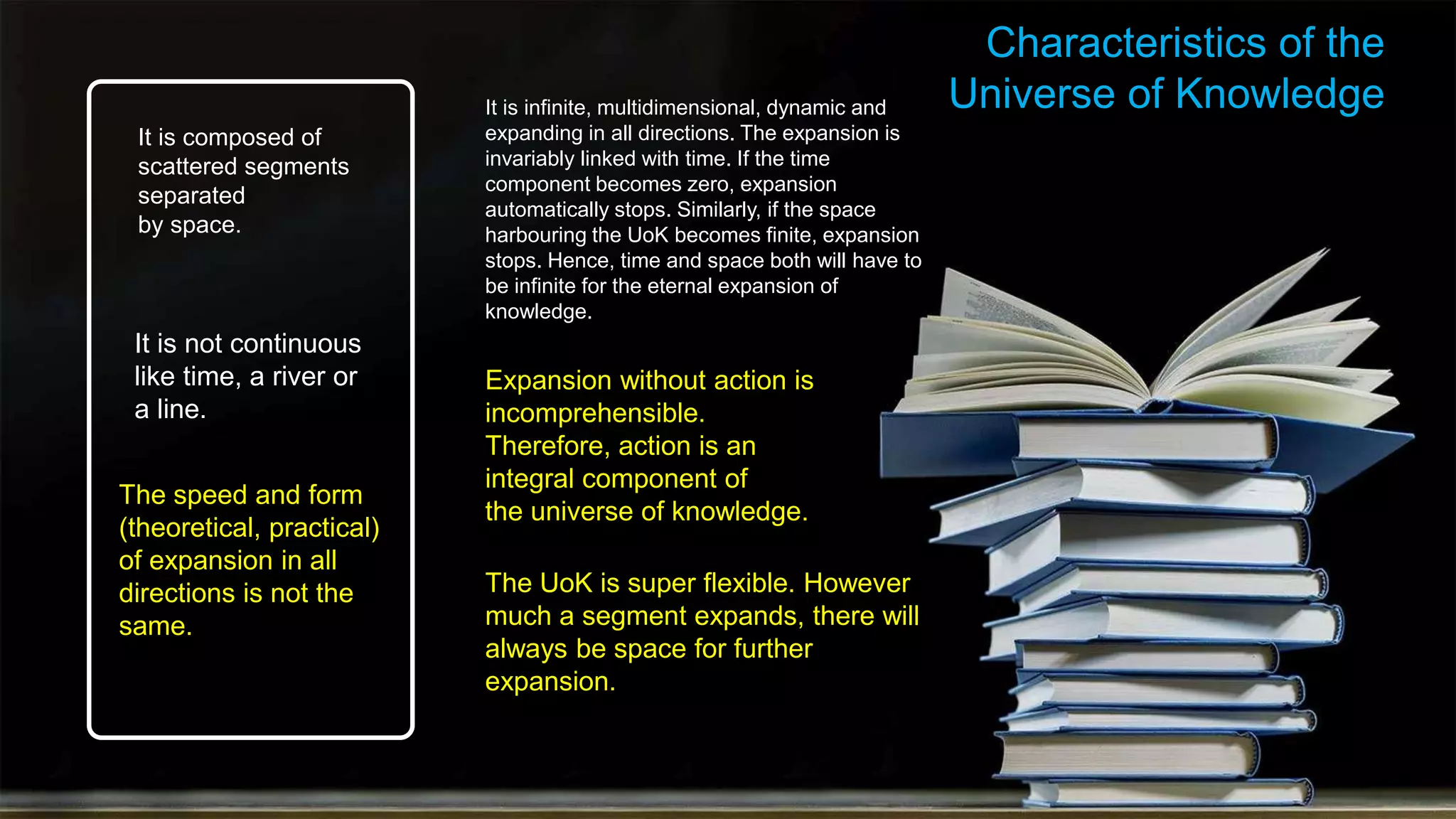 Attributes of universe of knowledge | PPTX