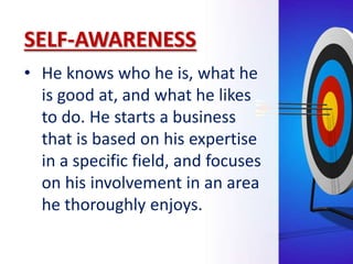 Attributes, qualities & characteristics of an entrepreneur | PPTX