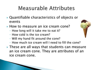 Attributes, units and measurement sense | PPTX
