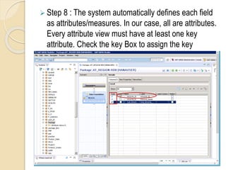 SAP HANA - Attribute views | PPT