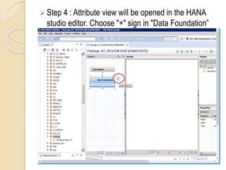 SAP HANA - Attribute views | PPT