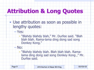 Attribution | PPT