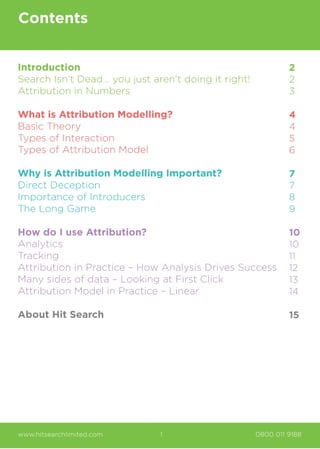 Attribution modelling | PDF