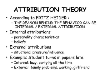Attribution Theory | PPT