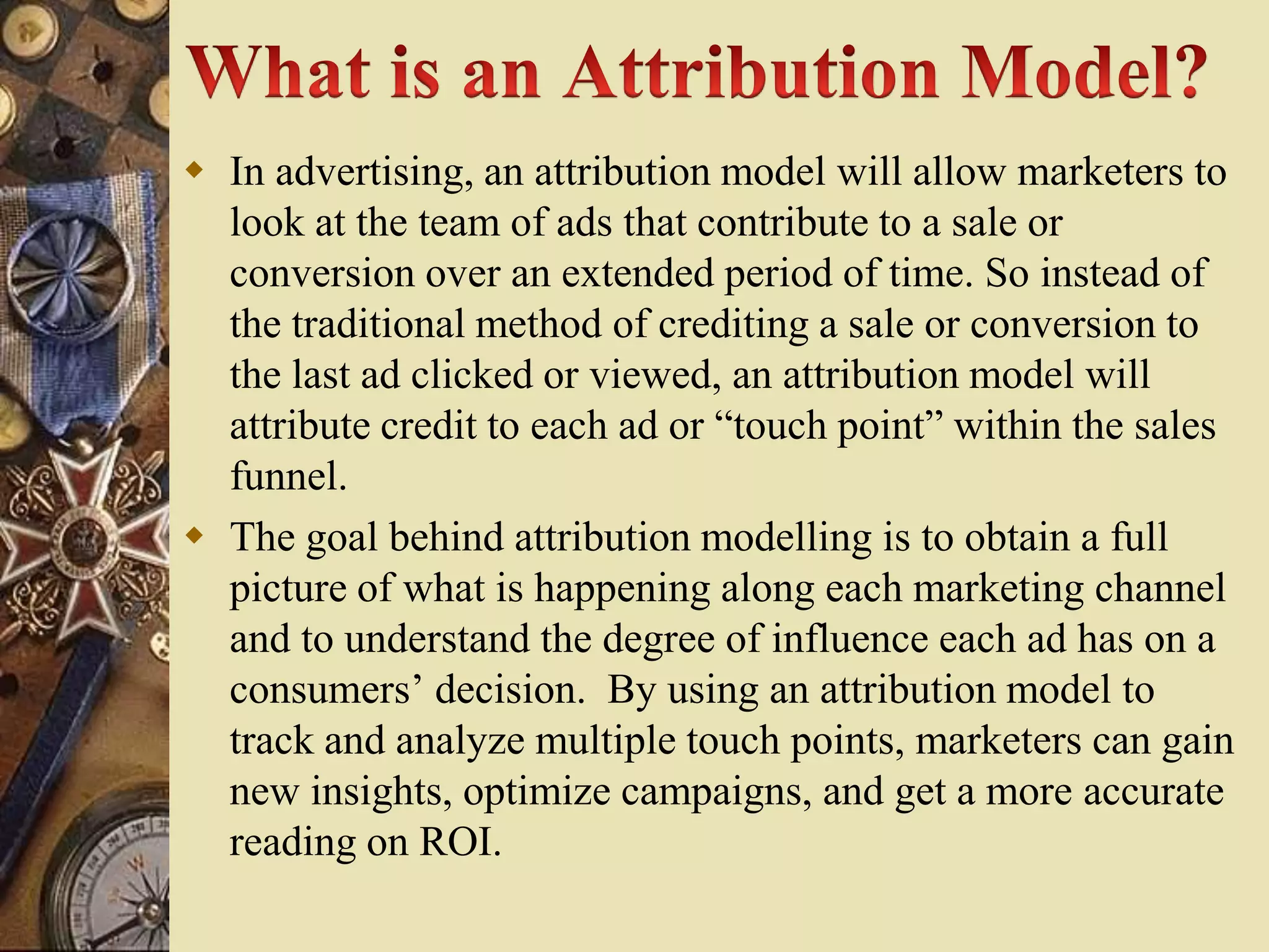 Attribution model | PPTX