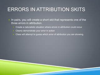 Attribution power point | PPTX