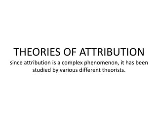 Attribution ppt | PPT