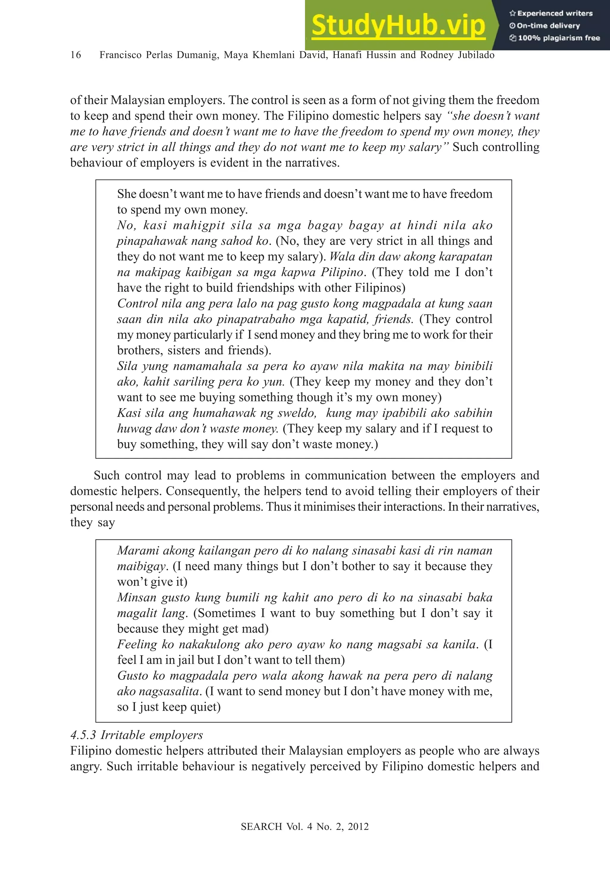 Attribution Resulting In Miscommunication Between Malaysian Employers ...