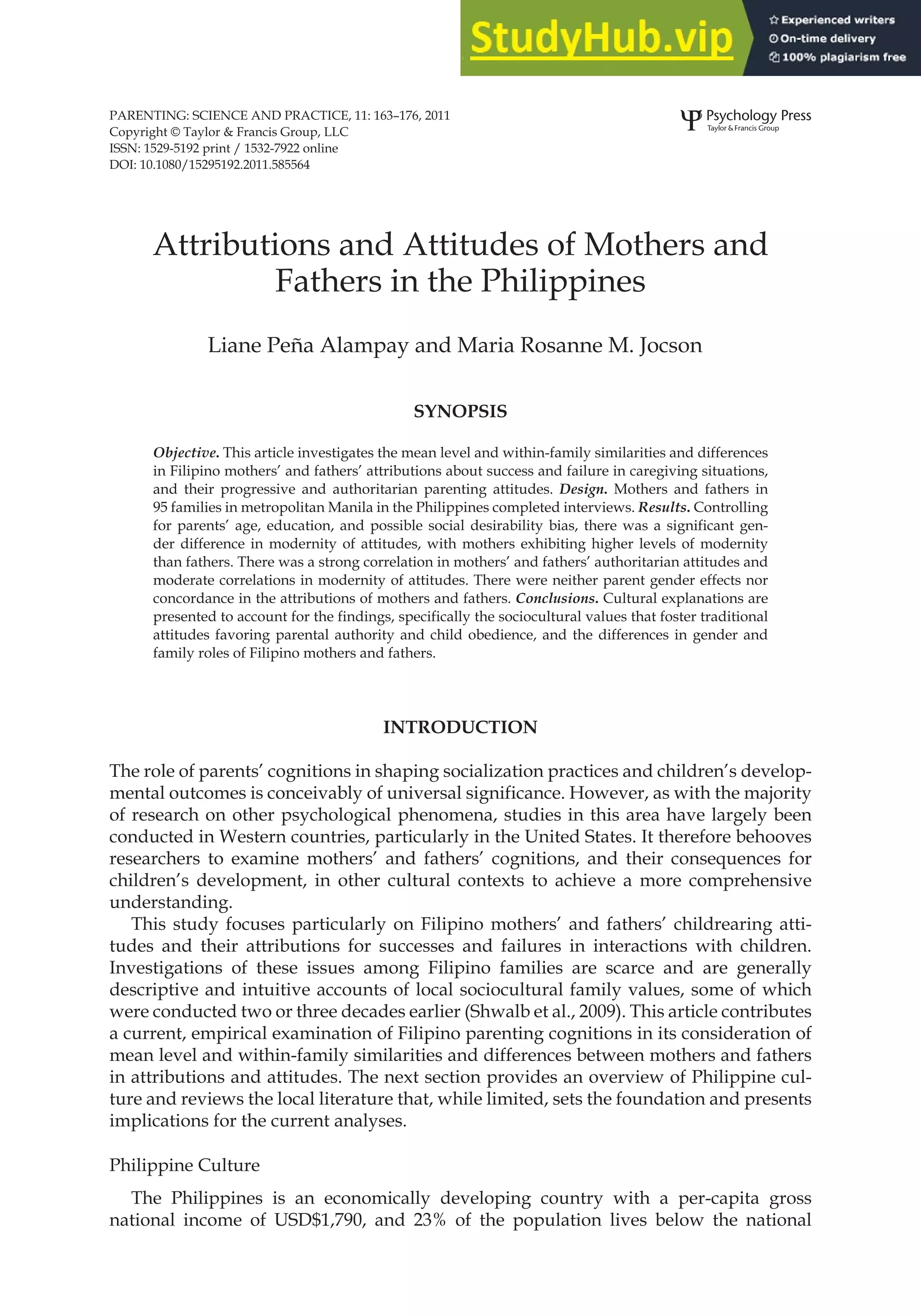 Attributions and Attitudes of Mothers and Fathers in the Philippines.pdf