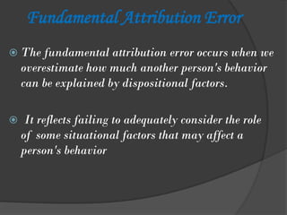 Attribution theory | PPT