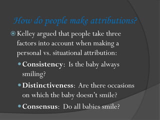 Attribution theory | PPT