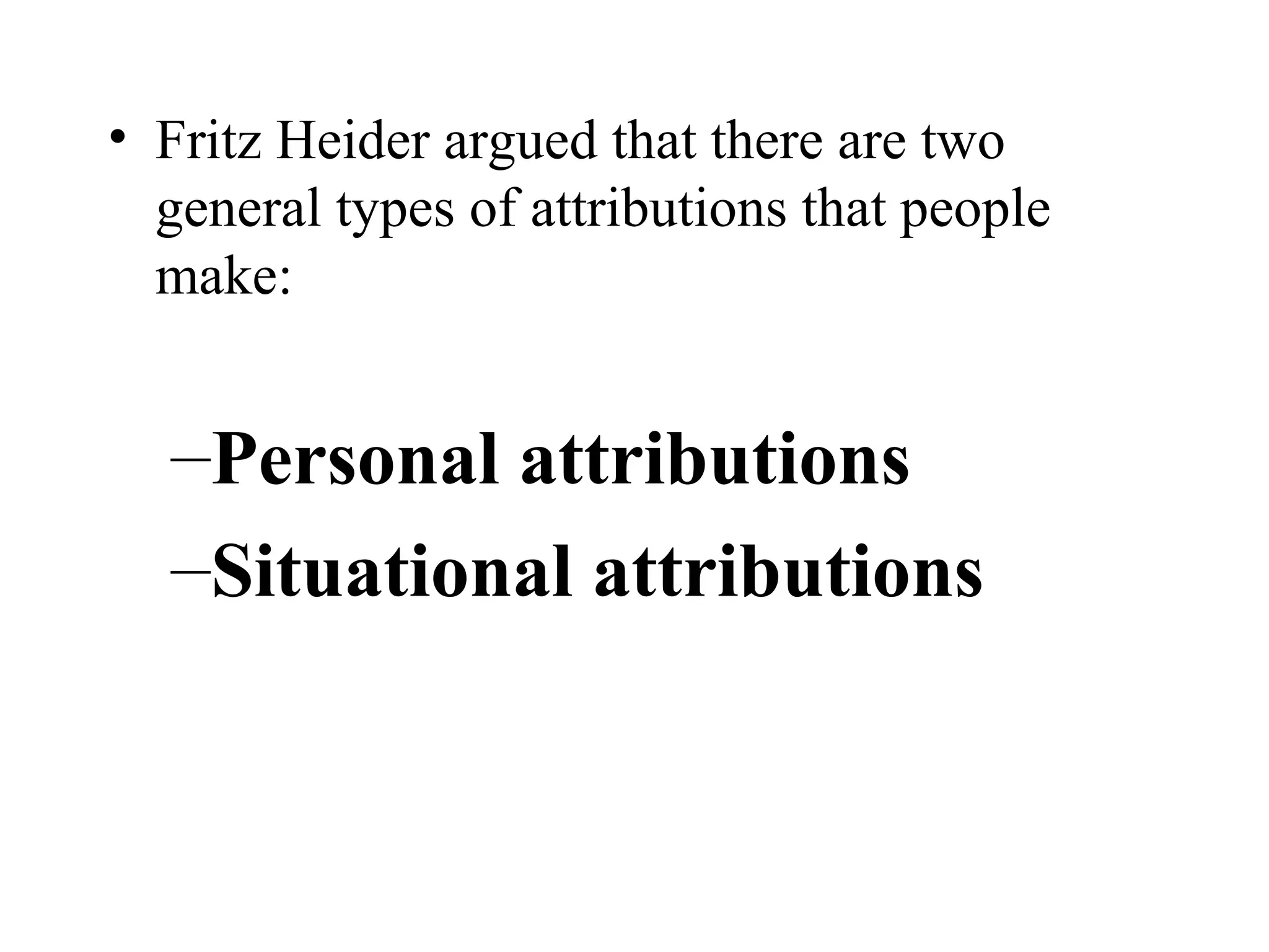 Attribution theory | PPT