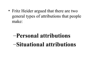 Attribution theory | PPT