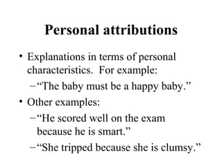 Attribution theory | PPT