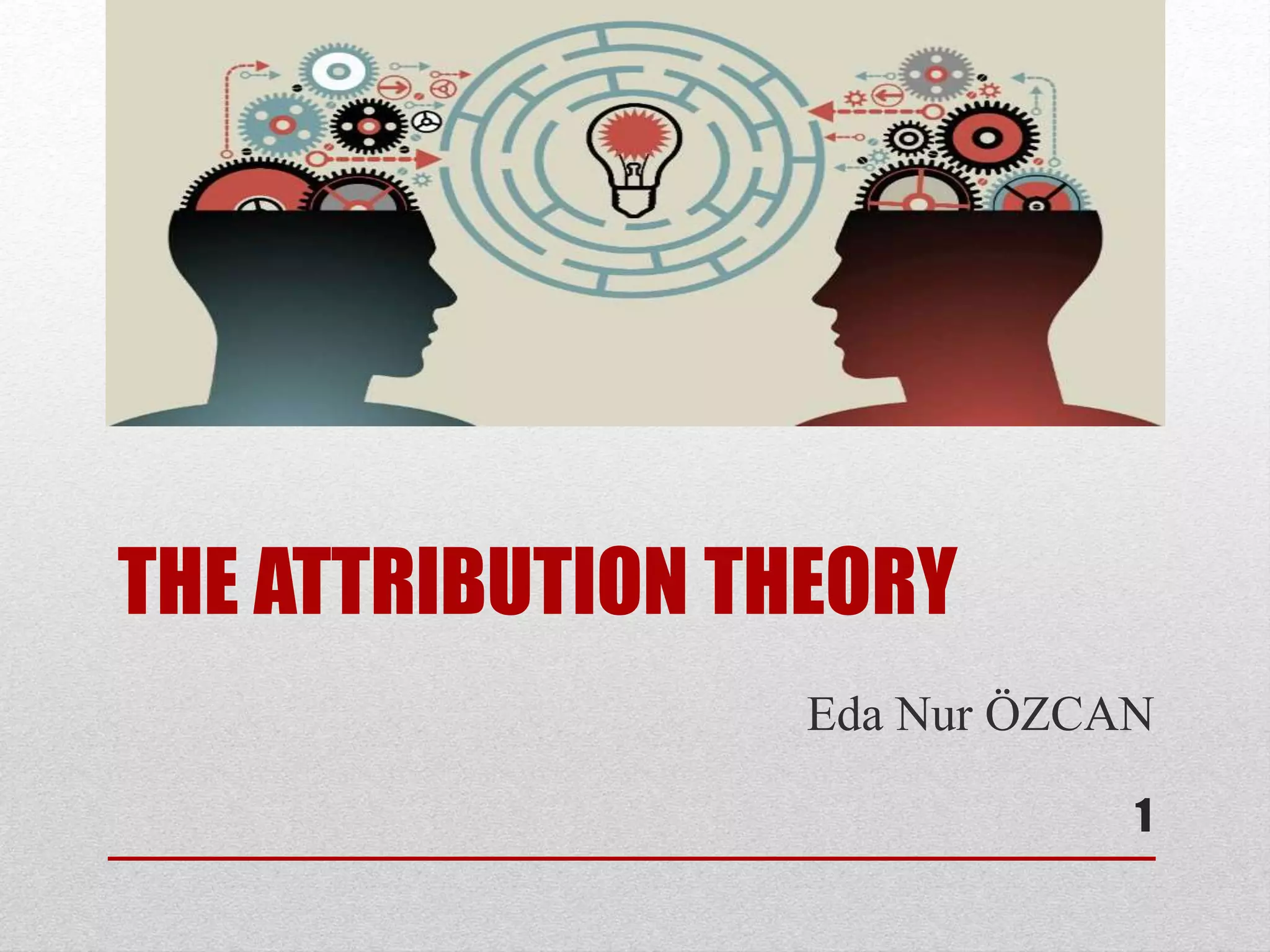 Attribution theory | PPTX