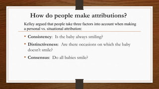 Attribution theory final | PPTX