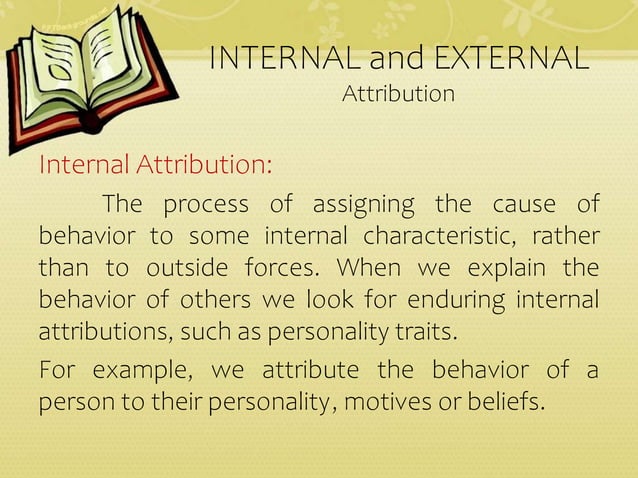 Attribution Theory Powerpoint.pptx | Education