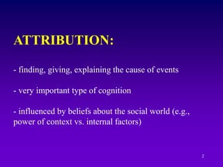 attribution & values.ppt