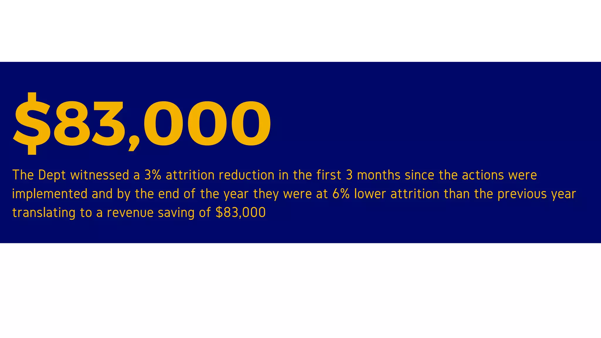 Attrition Reduction at an IT Services Company | PPT
