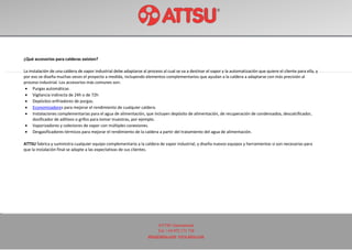 Attsu calderas de vapor septiembre 2020 | PDF