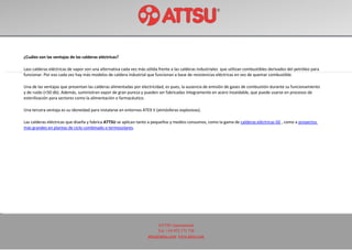 Attsu calderas de vapor septiembre 2020 | PDF