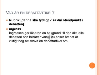 Att träna på att skriva uppsats | PPT