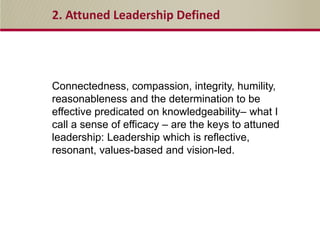 Attuned Leadership | PDF