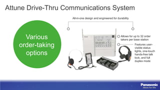 Attune drive thru system | PPTX | Computer Networking | Computing