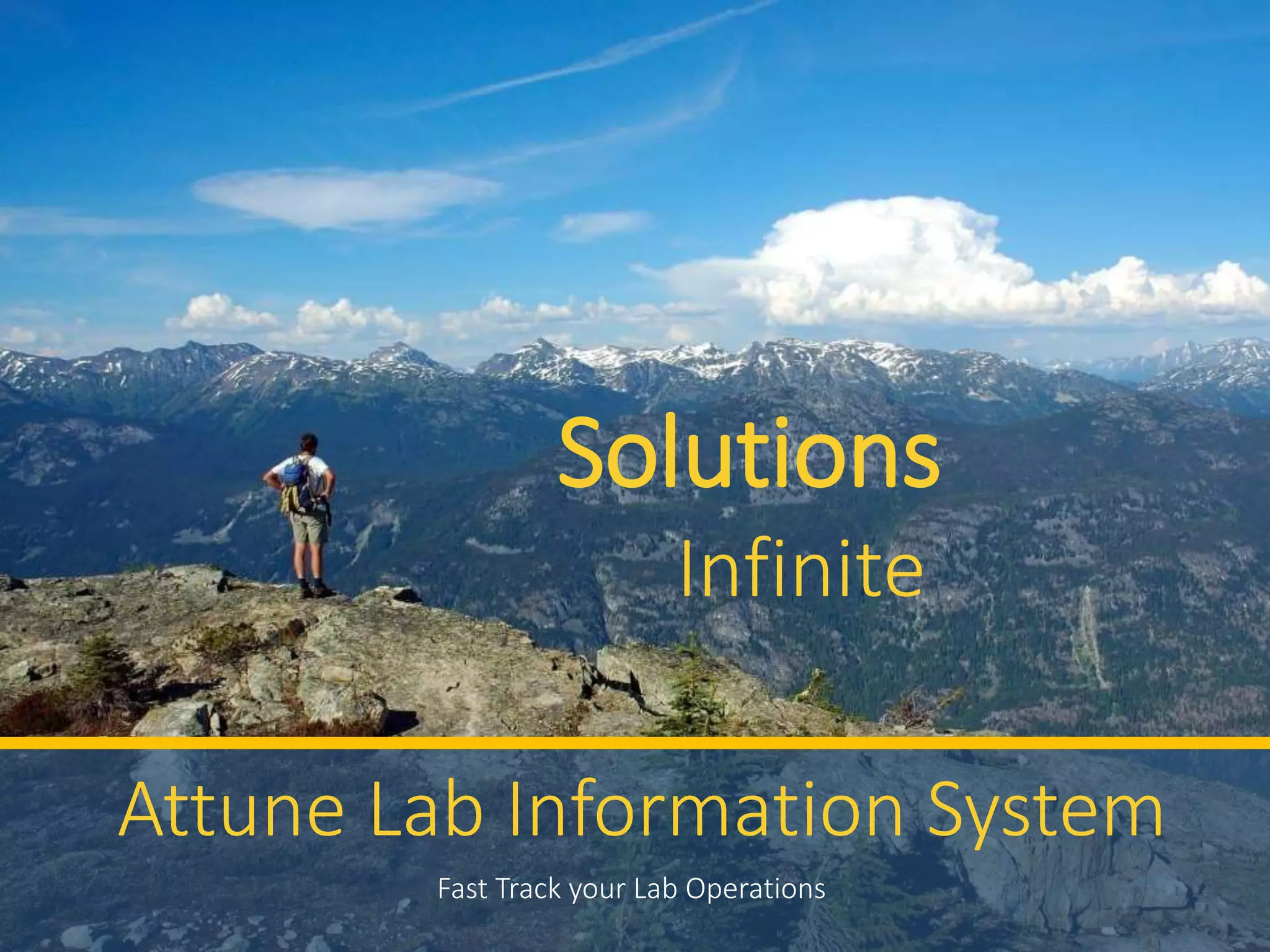 Attune Lab Information System | PPSX