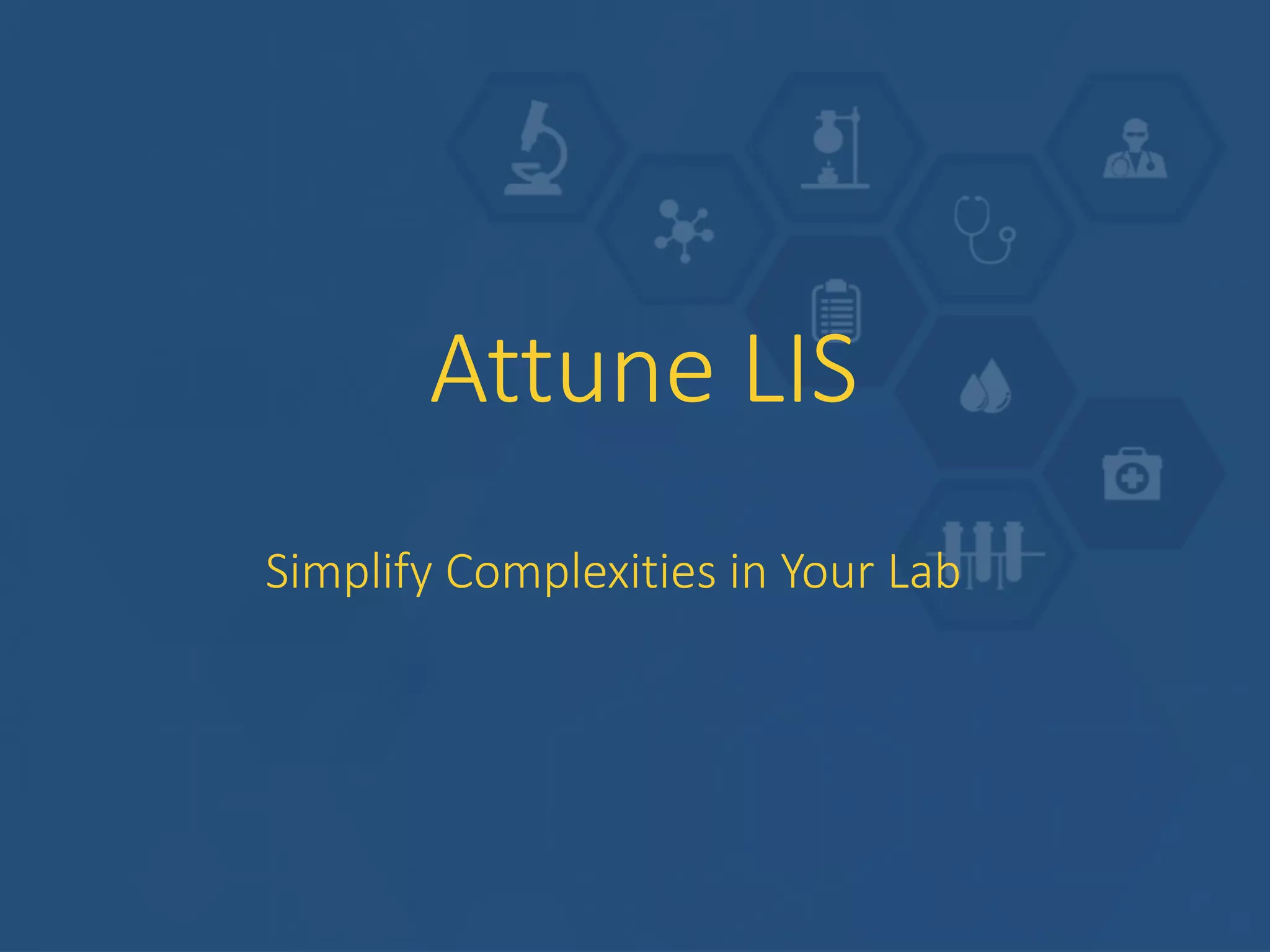 Attune Lab Information System | PPSX