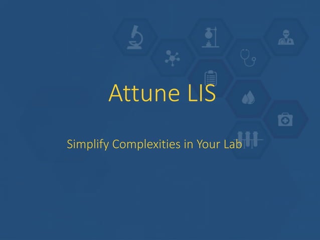 Attune Lab Information System | PPSX | Cloud Computing | Internet