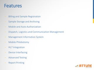 Attune Lab Information System | PPSX